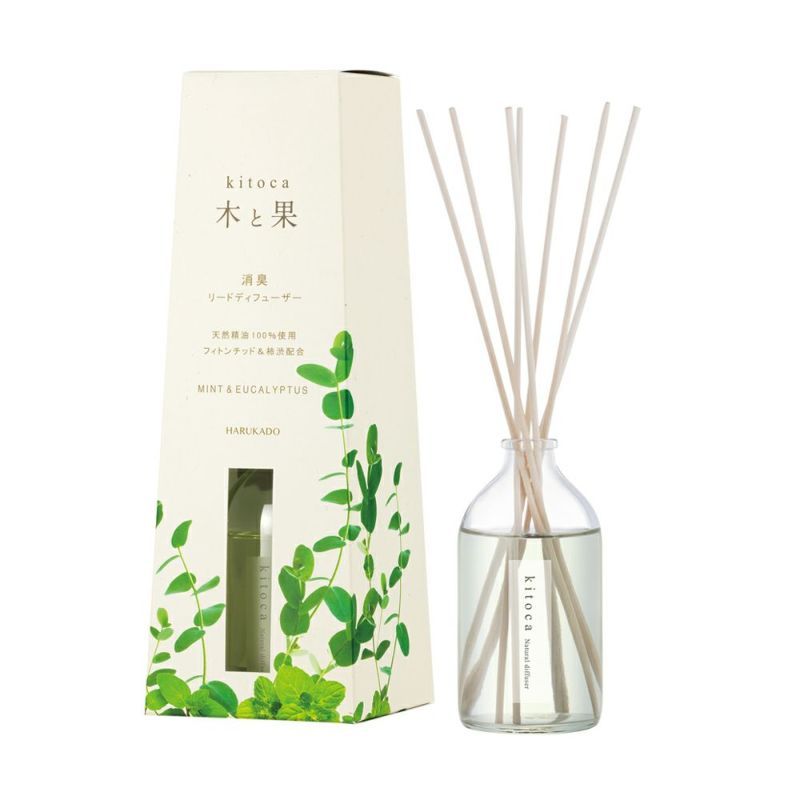 木と果（kitoca） 消臭リードディフューザー 90mL 【ボックス入り】 全6種 | Amingオンラインショップ